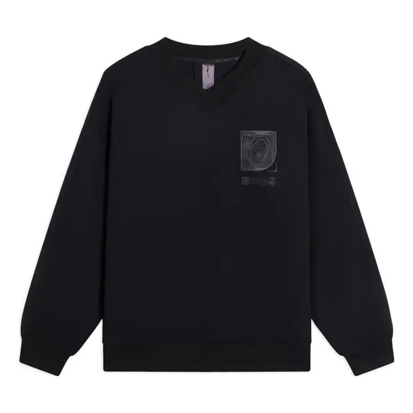 LI-NING X Jackie Chan Graphic V-neck Sweatshirt