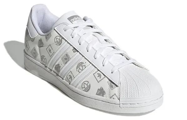 Adidas Originals Superstar Sneakers - Silver/gray