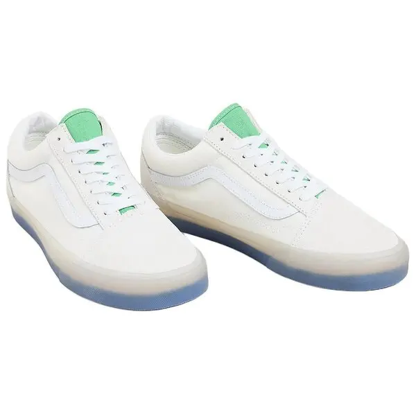 VANS Old Skool Low Top Sneakers - White/blue