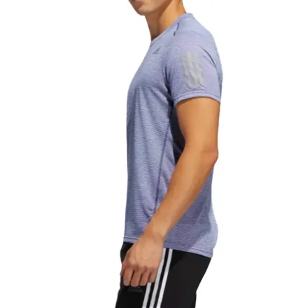 Adidas Reflective Running Sports Short Sleeve - Blue