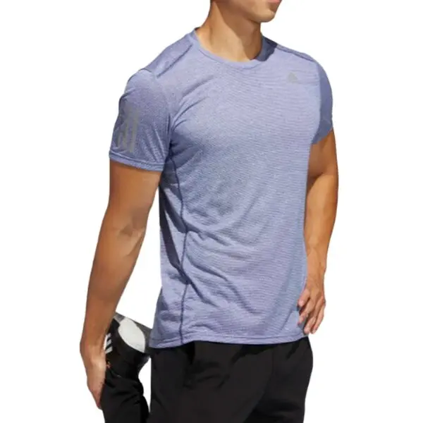 Adidas Reflective Running Sports Short Sleeve - Blue