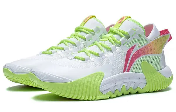 LI-NING Badfive 2 Athletic Sneakers - White/neon Yellow