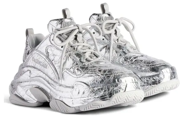 Balenciaga Triple S Sneakers - Silver