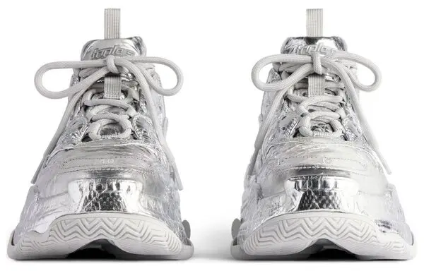 Balenciaga Triple S Sneakers - Silver