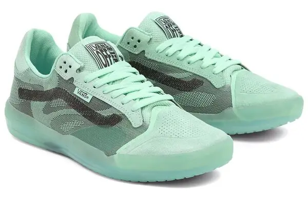 VANS Evdnt Ultimate Waffle Low Top Sneakers - Green/black