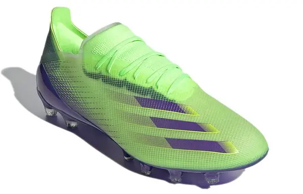 Adidas X Ghosted.1 Ag Soccer Cleats - Green/blue