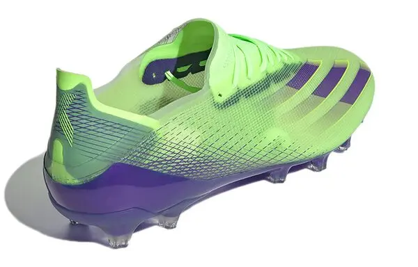 Adidas X Ghosted.1 Ag Soccer Cleats - Green/blue