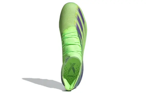 Adidas X Ghosted.1 Ag Soccer Cleats - Green/blue