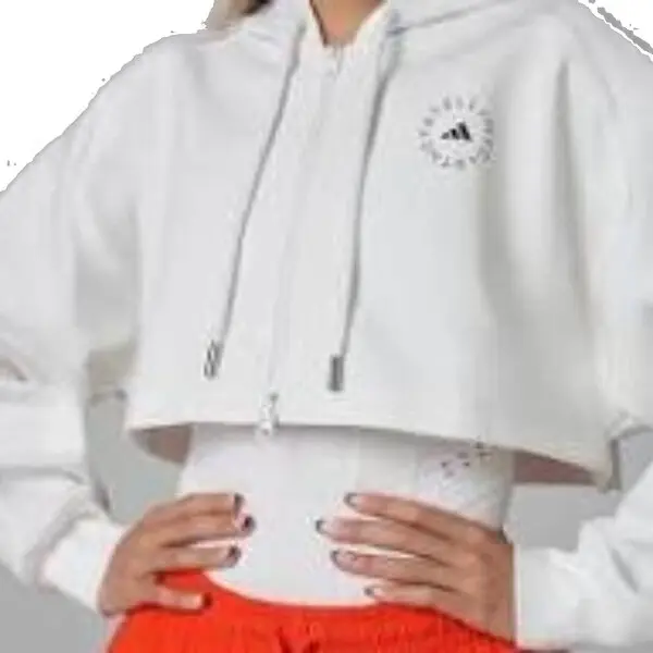 Adidas By Stella Mccartney Cropped Hoodie