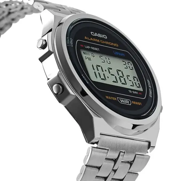 Casio Analog-digital Watch With Stainless Steel Strap