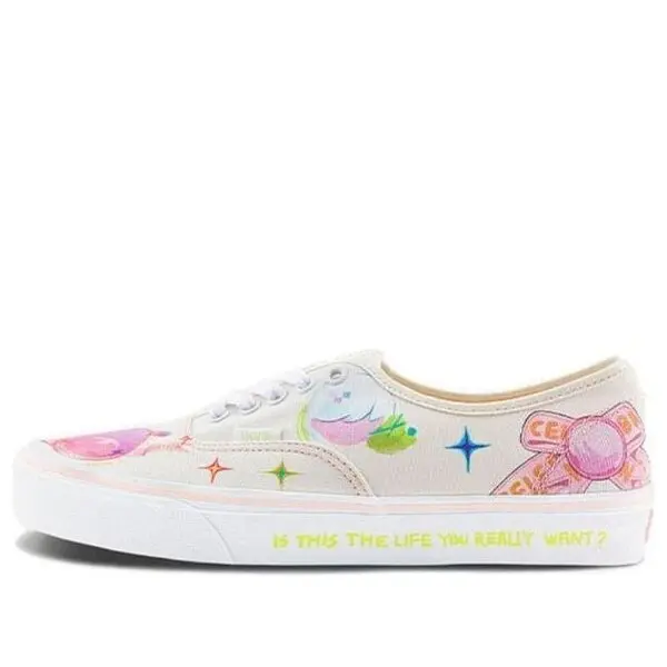 VANS Nuttsh X Authentic Otw Art Collection Sneakers - White/pink