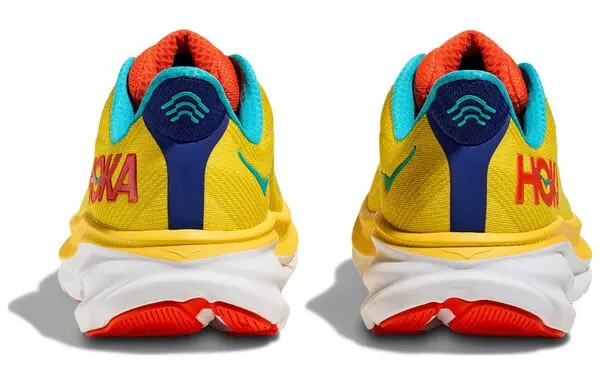 Hoka One One Clifton 9 Athletic Sneakers - Passion Fruit/maize
