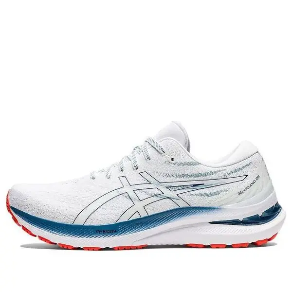 Asics Gel-kayano 29 "white Deep Ocean" Low Top Athletic Shoes - White/blue