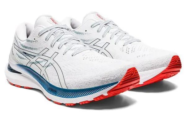 Asics Gel-kayano 29 "white Deep Ocean" Low Top Athletic Shoes - White/blue