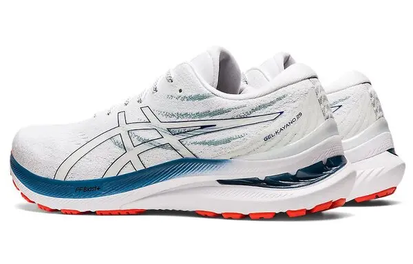 Asics Gel-kayano 29 "white Deep Ocean" Low Top Athletic Shoes - White/blue