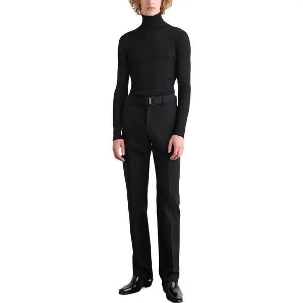 Off-White Belted Trousers - Black