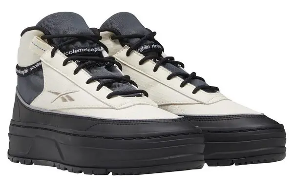 REEBOK Club C Geo Mid X Nicole Mclaughlin - White/gray