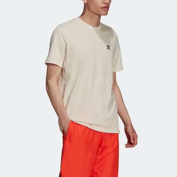Adidas Originals Adicolor Essentials Solid Color Casual Round Neck Short Sleeve White T-shirt - Default Color