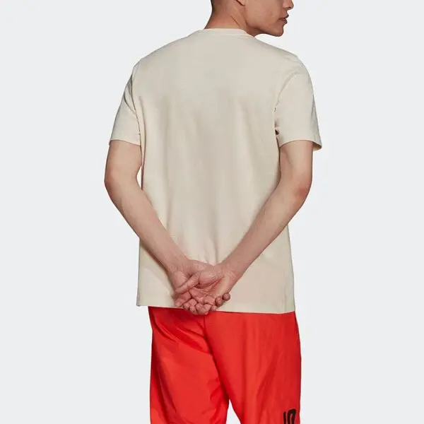 Adidas Originals Adicolor Essentials Solid Color Casual Round Neck Short Sleeve White T-shirt - Default Color
