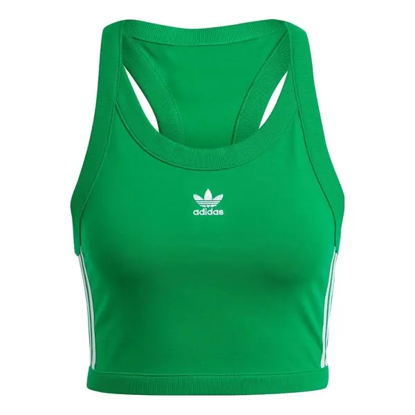 Adidas Adicolor Classics 3-stripes Short Tank Tops - Green