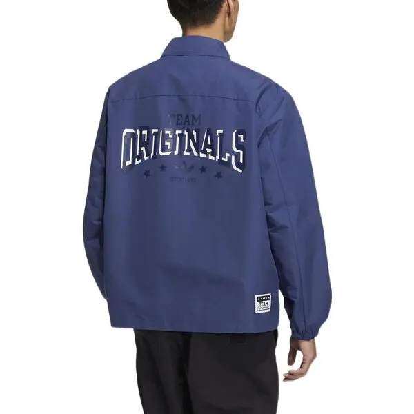 Adidas Collegiate Coach Jacket With Graphic Detail
