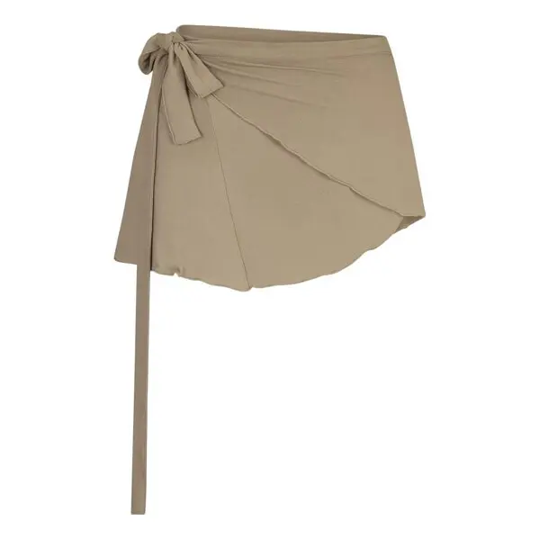 Nike X Skims Stretch Knit Wrap Skirt - Dune