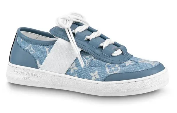 LOUIS VUITTON Lous Sneakers Denim Monogram