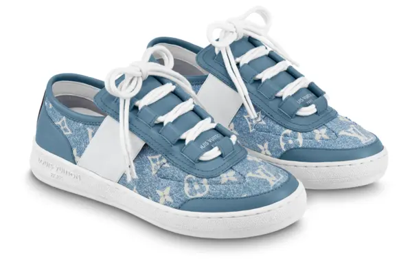 LOUIS VUITTON Lous Sneakers Denim Monogram