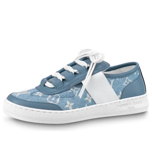 LOUIS VUITTON Lous Sneakers Denim Monogram - Blue/white