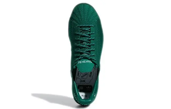 Adidas X Pharrell Superstar Primeknit "dark " Sneakers - Green