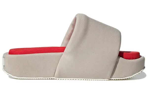 Adidas Y-3 Bliss Slides - Gray/red
