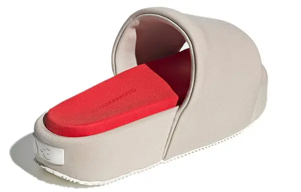 Adidas Y-3 Bliss Slides - Gray/red