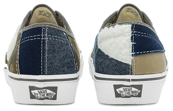 VANS Authentic Patchwork Camo Low Top Sneakers