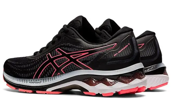 Asics Gel Superion Athletic Shoe - Black/pink