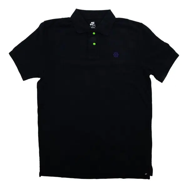 Nike X Clot Short Sleeves Polo Shirt 'black - Black/grey