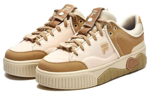 FILA FUSION Stack Skate Shoes - Beige/brown