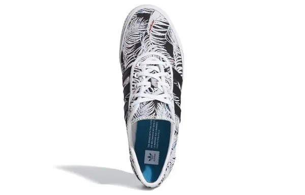 Adidas Adi Ease "palm Leaves" Low Top Sneakers - White
