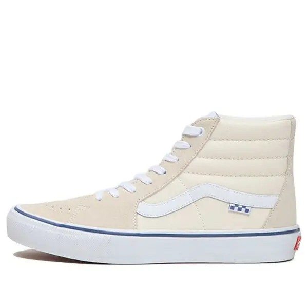 VANS Skate Sk8-hi Checkerboard High-top Sneakers - Khaki