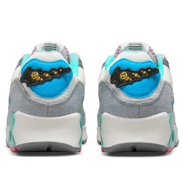 Nike Max 90 Sneakers - Gray/white/blue
