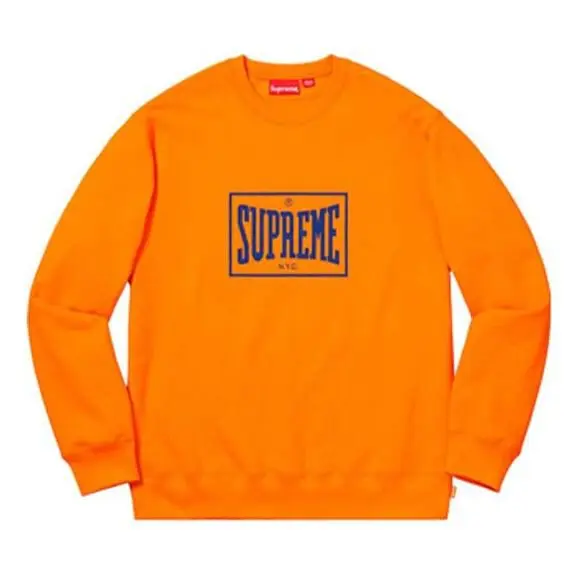 Supreme Ss19 Warm Up Crewneck - Orange