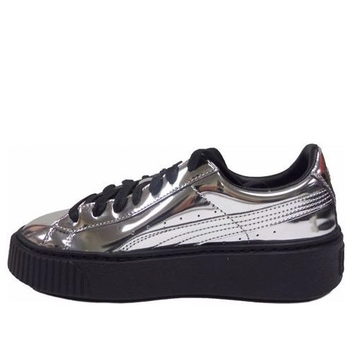 PUMA Platform Metallic Gs - Silver