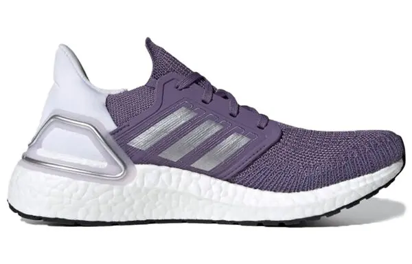 Adidas Ultraboost 20 "tech Purple" Performance Sneakers - White/purple