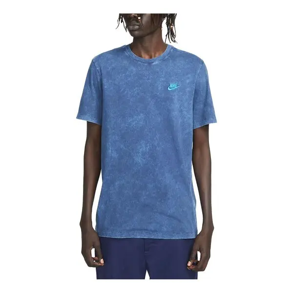Nike Club Washed-dye T-shirt - Blue