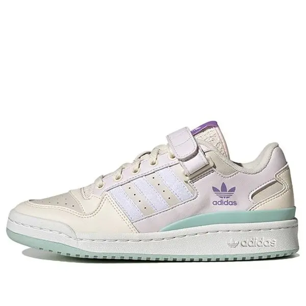 Adidas Originals Forum Low Sneakers - White/purple/mint
