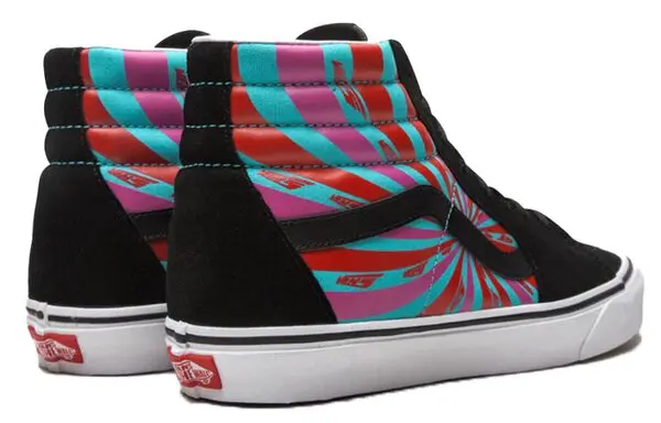 VANS Sk8-hi "retro Mart" High Top Sneakers - Black/red/blue