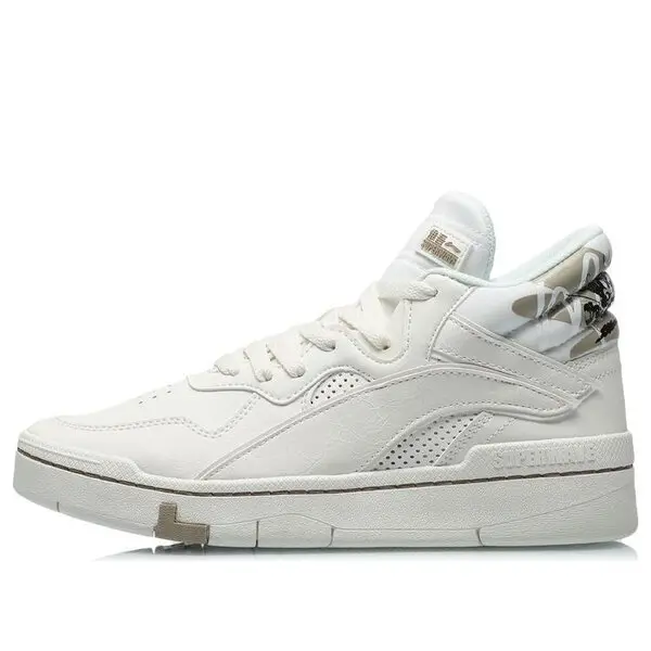 LI-NING Superwave Canvas Hi Sneakers - White
