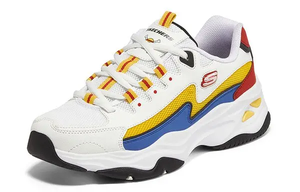 Sketchers D'lites 4.0 X One Piece "white Multicolor" Low Top Sneakers