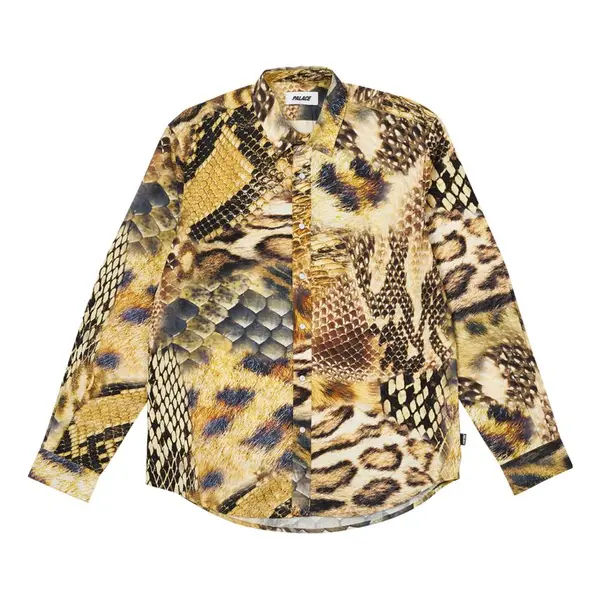 PALACE Animal Print Shirt - Yellow