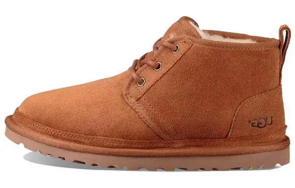 UGG Neumel Lace-up Fleece Lined Boots - Chestnut