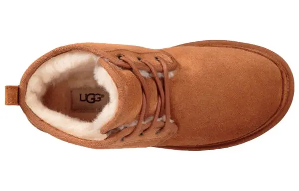 UGG Neumel Lace-up Fleece Lined Boots - Chestnut